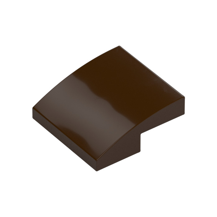 LEGO Dark Brown Slope 2 x 2 Curved (15068 / 118553) | Brick Owl