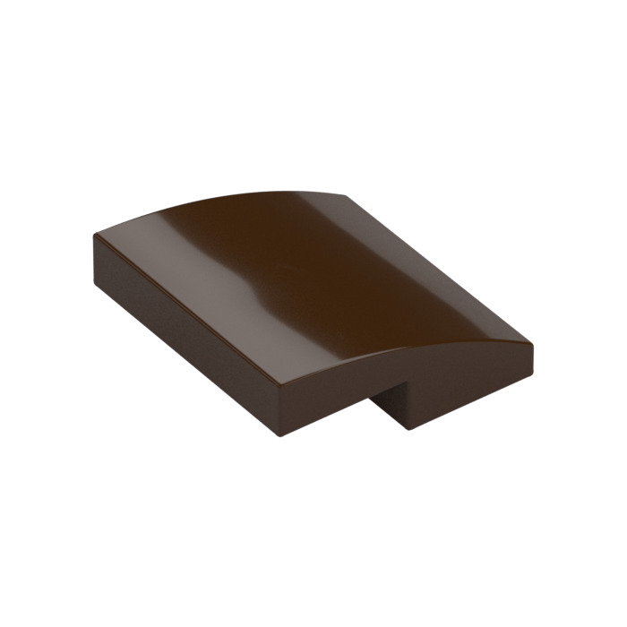 LEGO Dark Brown Slope 2 x 2 Curved (15068 / 118553) | Brick Owl