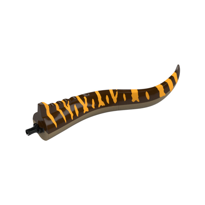LEGO Dark Brown Spinosaurus Tail (114043) | Brick Owl