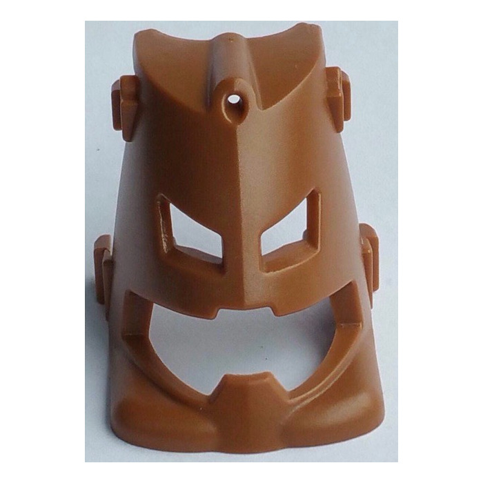 LEGO Dark Flesh Technic Bionicle Mask from Canister Lid (Piraka Avak ...