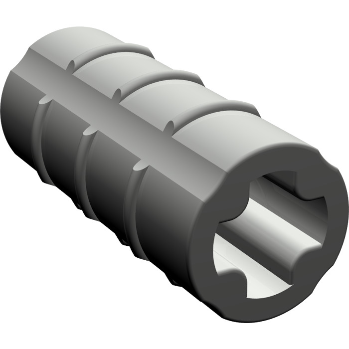 LEGO Axle Connector (Ridged with '+' Hole) | Brick Owl - LEGO Marketplace