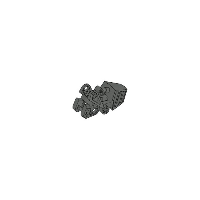 LEGO Dark Gray Bionicle Foot with Ball Joint Socket 3 x 6 x 2.3 ...