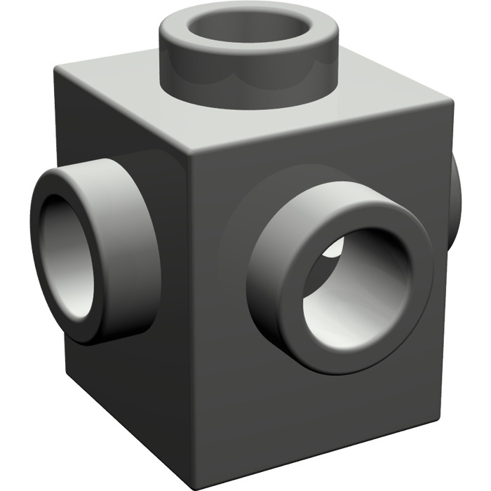 LEGO Dark Gray Brick 1 x 1 with Studs on Four Sides (4733) | Brick Owl ...