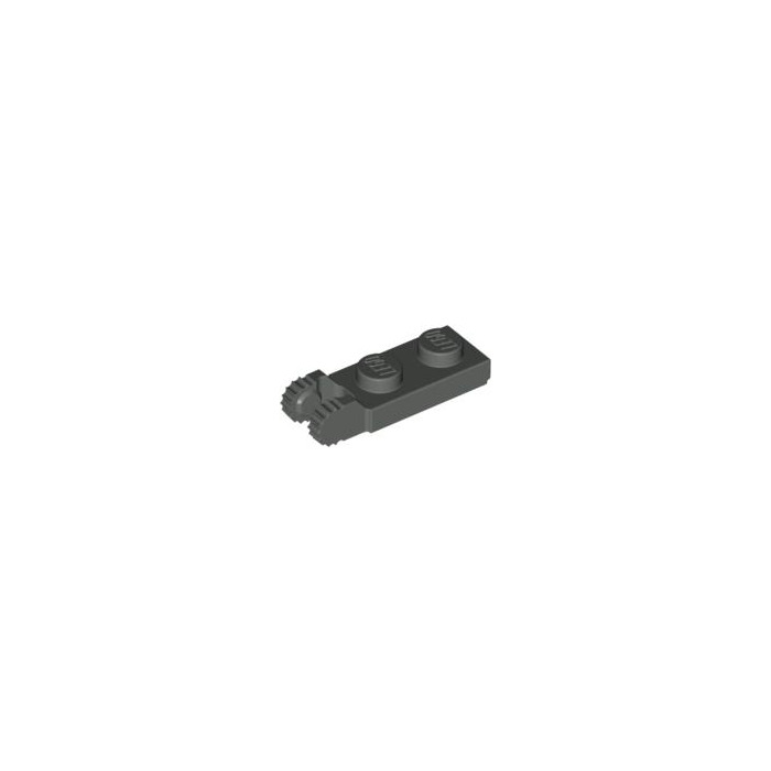LEGO Dark Gray Hinge Plate 1 x 2 with Dual Fingers (44302 / 54657 ...