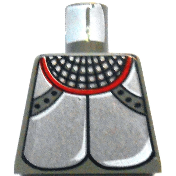 레고 미니피겨 팔이 없는 몸통 , 은색 Breastplate 및 Chainmail (973) | Brick Owl - LEGO ...