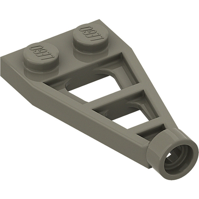 LEGO Plate 1 x 2 Triangle with Stud Hole (4596) | Brick Owl