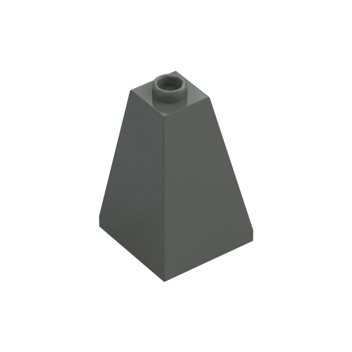 LEGO Dark Gray Slope 2 x 2 x 3 (75°) Double (3685) | Brick Owl