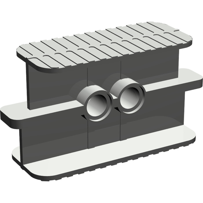 LEGO Dark Gray Technic Rubber Band Holder Large with Pinholes (41753 ...