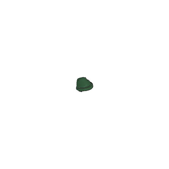 LEGO Dark Green Bandana with Single Tail (2543 / 90256) | Brick Owl ...