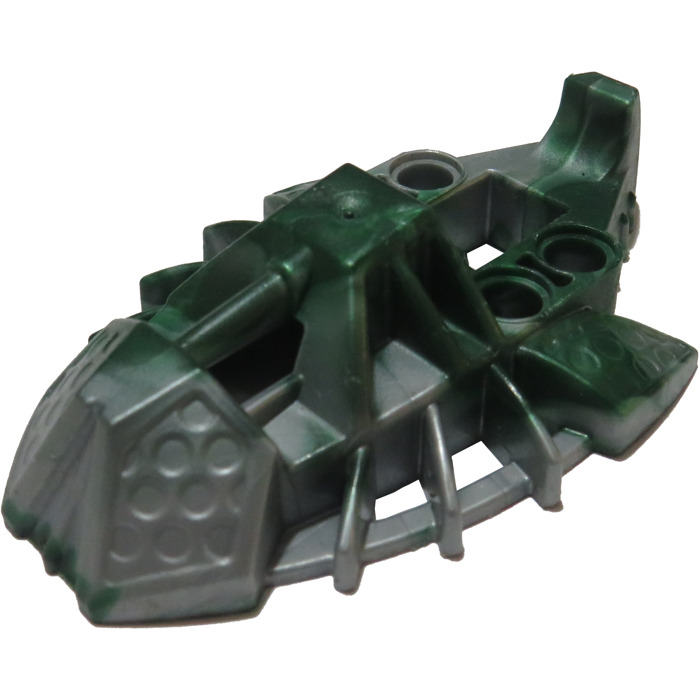 LEGO Bionicle Toa Inika Elliptical Foot with Flat Silver Marbling ...