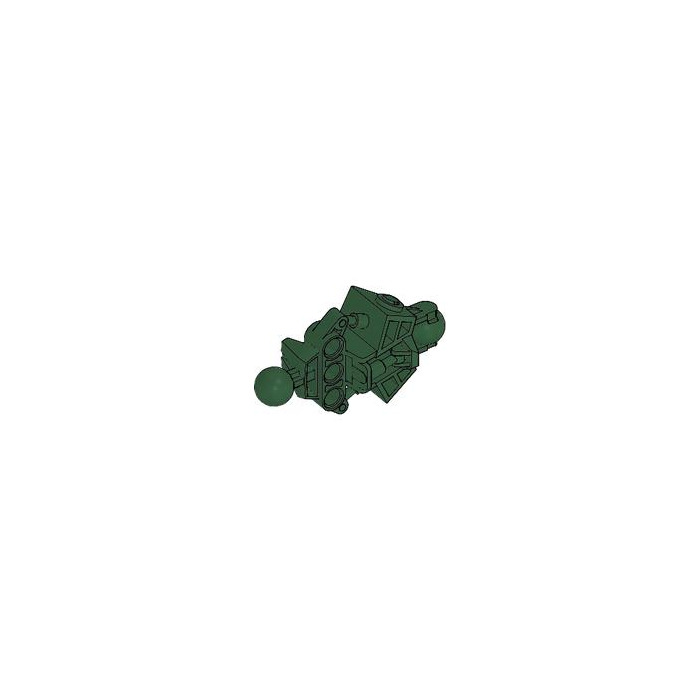 LEGO Dark Green Bionicle Vahki Leg Section with Ball Joints (47328 ...