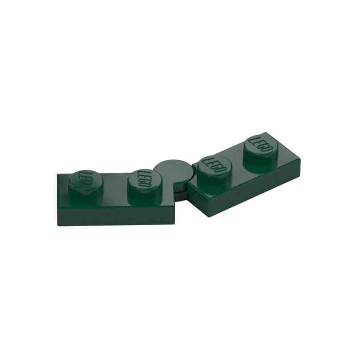 LEGO Dark Green Hinge Plate 1 x 4 Swivel Assembly (1927 / 19954 ...