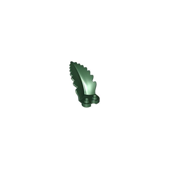 LEGO Dark Green Leaf 3 x 4 x 2.3 Curved Upright (5151) | Brick Owl ...