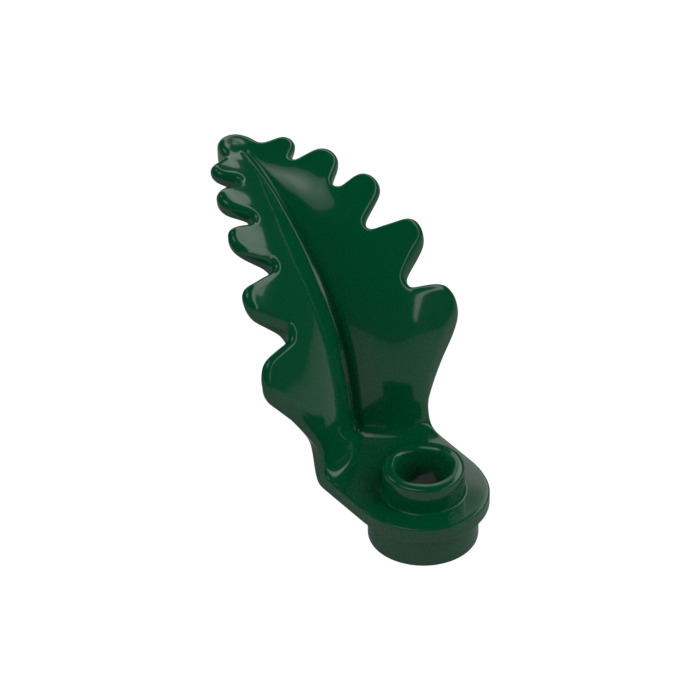 LEGO Leaf with Plate 2 x 3 x 2 Curved Upright (2682) | Brick Owl - LEGO ...