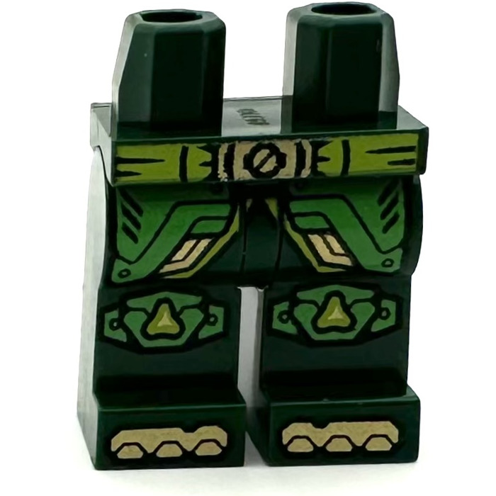 LEGO Dark Green Lloyd - Dark Green Dragon Rising Wrap Minifigure Hips ...