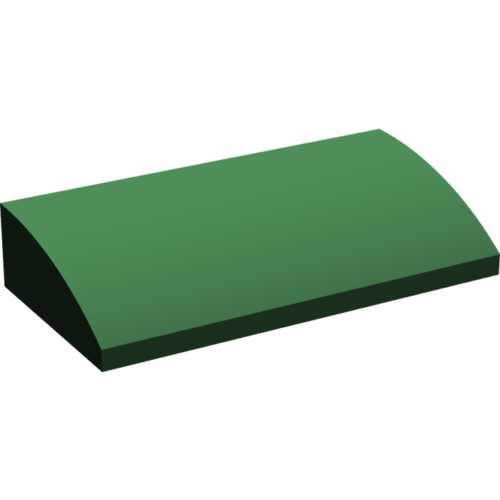 LEGO Dark Green Slope 2 x 4 Curved with Bottom Tubes (88930) | Brick ...