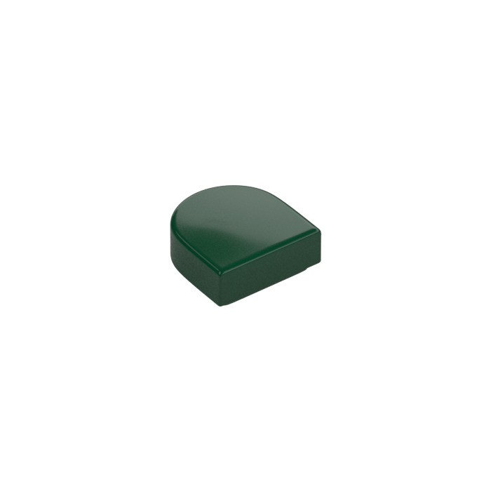LEGO Dark Green Tile 1 x 1 Half Oval (24246 / 35399) | Brick Owl - LEGO ...