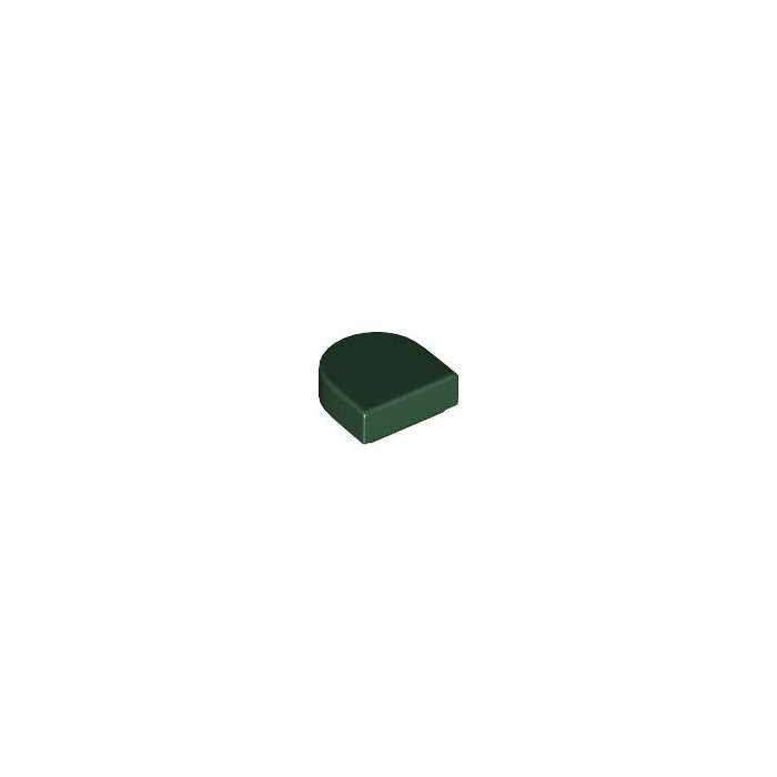 LEGO Dark Green Tile 1 x 1 Half Oval (24246 / 35399) | Brick Owl