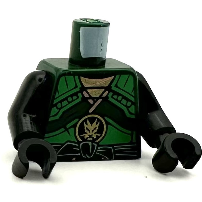 LEGO Dark Green Torso Ninjago Green Armor (973) | Brick Owl - LEGO ...