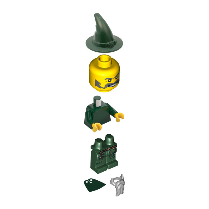 LEGO Dark Green Wizard Chess King Castle Minifigure | Brick Owl - LEGO ...