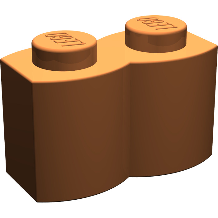 LEGO Dark Orange Brick 1 x 2 Log (30136) | Brick Owl - LEGO Marketplace