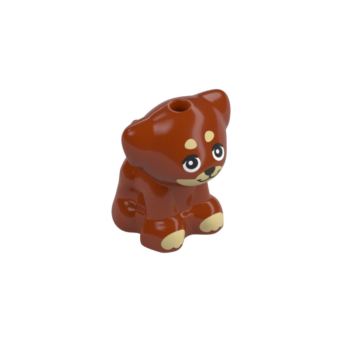 LEGO Dark Orange Dog - Puppy (Small) with Tan Paws (69901 / 101135 ...