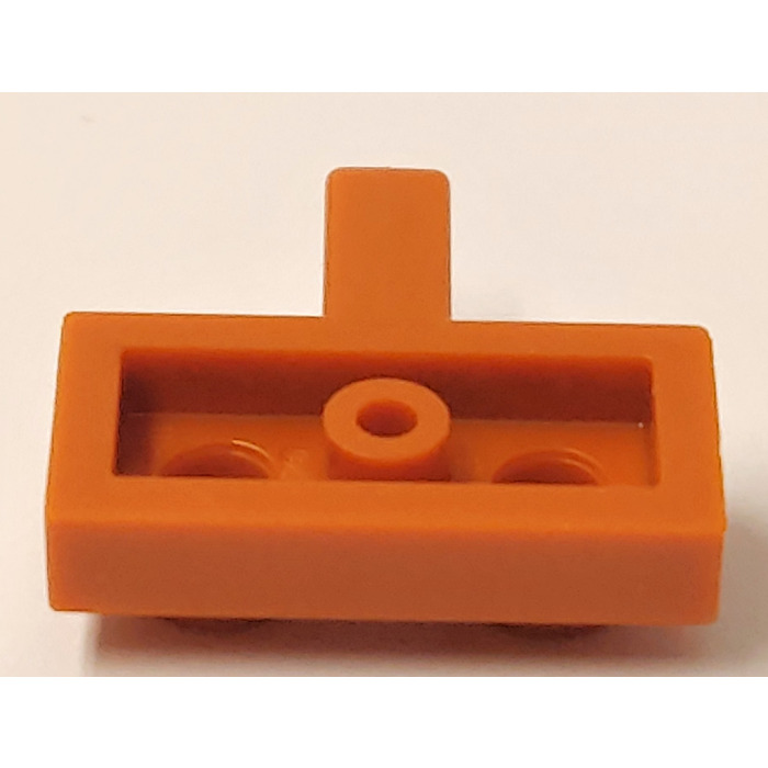 LEGO Dark Orange Hinge Plate 1 x 2 with Vertical Locking Stub without ...