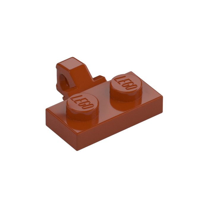 LEGO Dark Orange Hinge Plate 1 x 2 with Vertical Locking Stub without ...