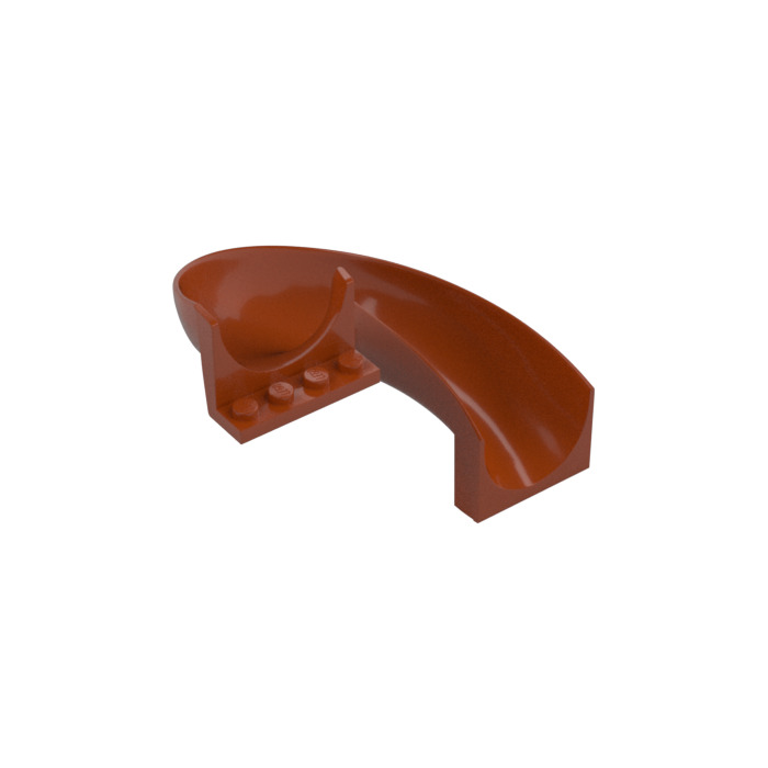 LEGO Dark Orange Slide 7 x 12 Curved 180 (11267) | Brick Owl - LEGO ...