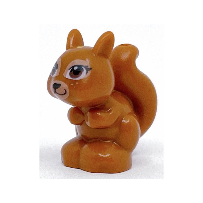 LEGO Dark Orange Squirrel with Hole with Reddish Brown Eyes (11568 / ...