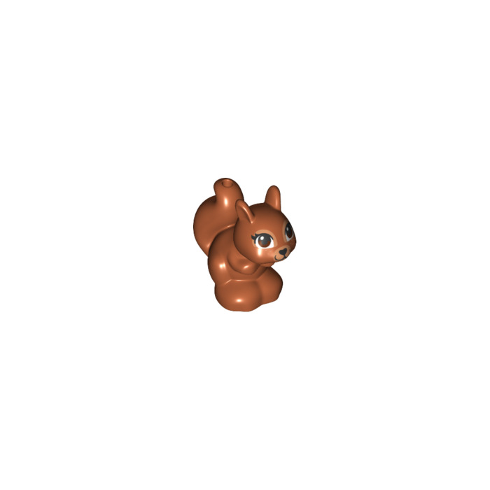 LEGO Squirrel with Hole with Reddish Brown Eyes (11568 / 49086) | Brick Owl