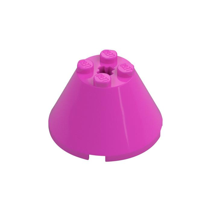 LEGO Cone 4 x 4 x 2 with Axle Hole (3943) | Brick Owl - LEGO Marketplace