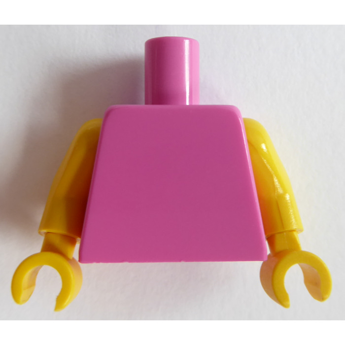 LEGO Plain Minifig Torso with Yellow Arms and Hands (73403 / 88585 ...