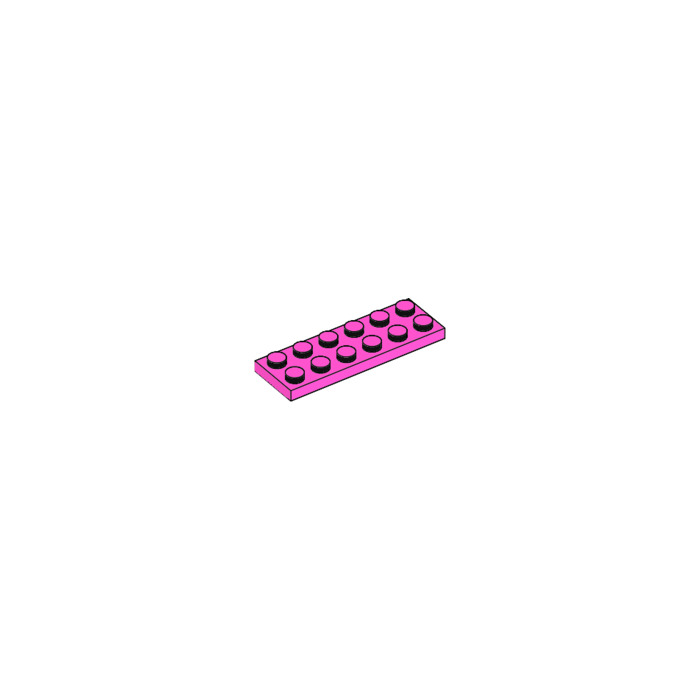 LEGO Dark Pink Plate 2 x 6 (3795) | Brick Owl - LEGO Marketplace