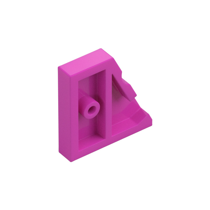 LEGO Dark Pink Wedge Plate 2 x 2 Wing Left (24299) | Brick Owl