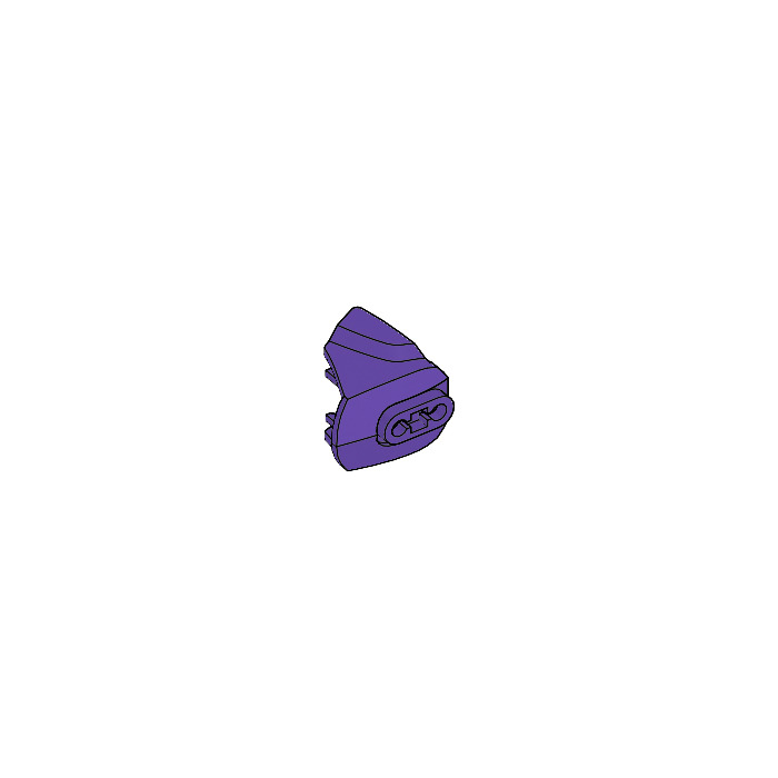 LEGO Dark Purple Armor with Ball Joint Socket Size 3 (10498 / 90641 ...