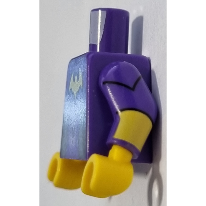 LEGO Dark Purple Batgirl - Smiling Minifig Torso (76382) | Brick Owl ...