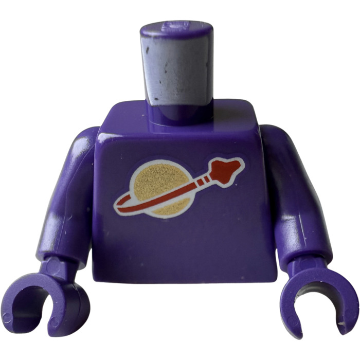 LEGO Dark Purple Classic Space Minifig Torso (973) | Brick Owl - LEGO ...