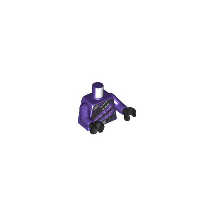 LEGO Dark Purple Cube Assassin Minifig Torso (973 / 76382) | Brick Owl ...