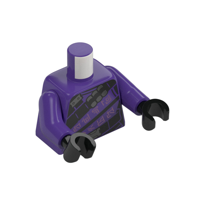 LEGO Dark Purple Cube Assassin Minifig Torso (973 / 76382) | Brick Owl ...