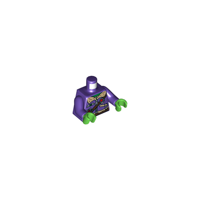 LEGO Donatello with Flight Suit Minifig Torso (973 / 76382) | Brick Owl ...