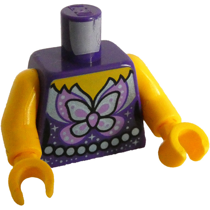 LEGO Dark Purple Fairy Singer Torso (973) | Brick Owl - LEGO Marketplace