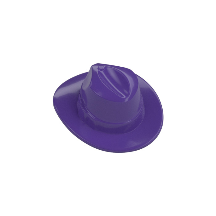 LEGO Dark Purple Fedora Hat with Wide Brim (61506 / 88410) | Brick Owl ...