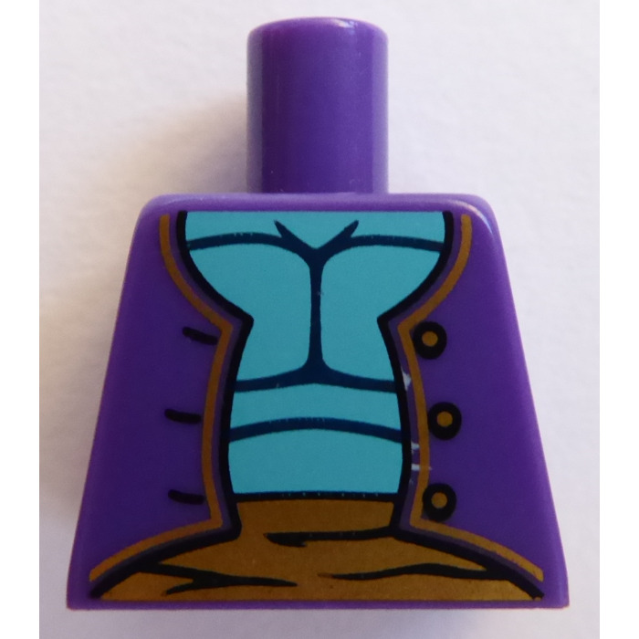 LEGO Dark Purple Genie Torso without Arms (973) | Brick Owl - LEGO ...
