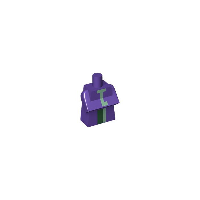 LEGO Dark Purple Minecraft Torso with Witch Outfit with Sand Green and ...