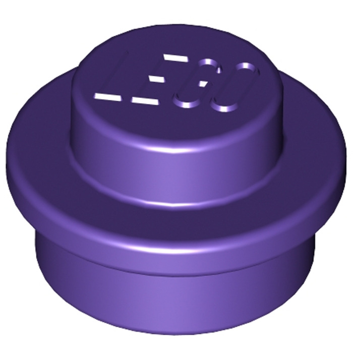 LEGO Dark Purple Plate 1 x 1 Round (6141 / 30057) | Brick Owl - LEGO ...