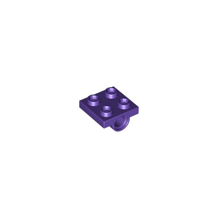 LEGO Plate 2 x 2 with Pin Hole (2444 / 10247) | Brick Owl