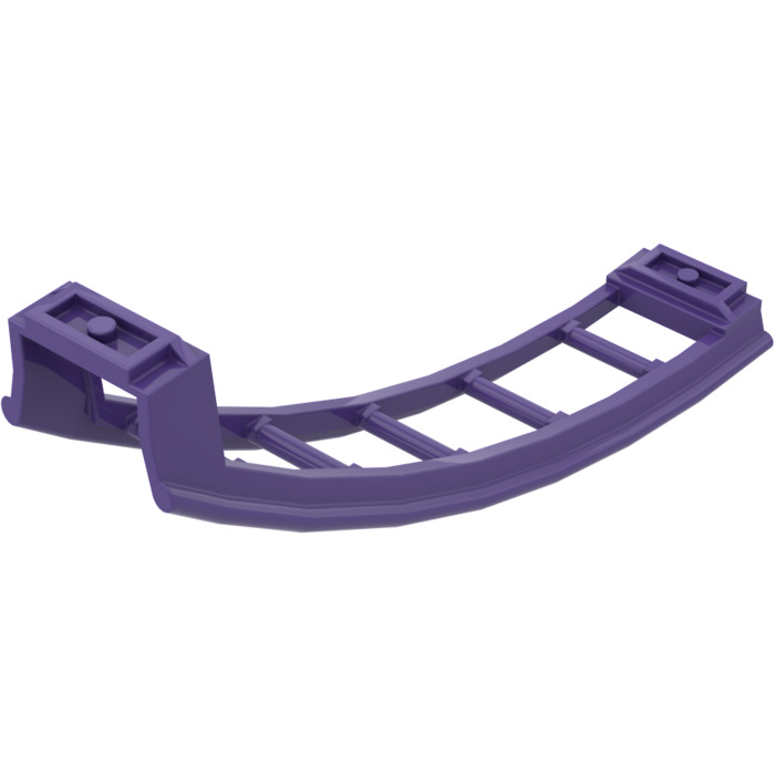 LEGO Dark Purple Roller Coaster Rail 2 x 16 x 6 Slope (26560) | Brick ...