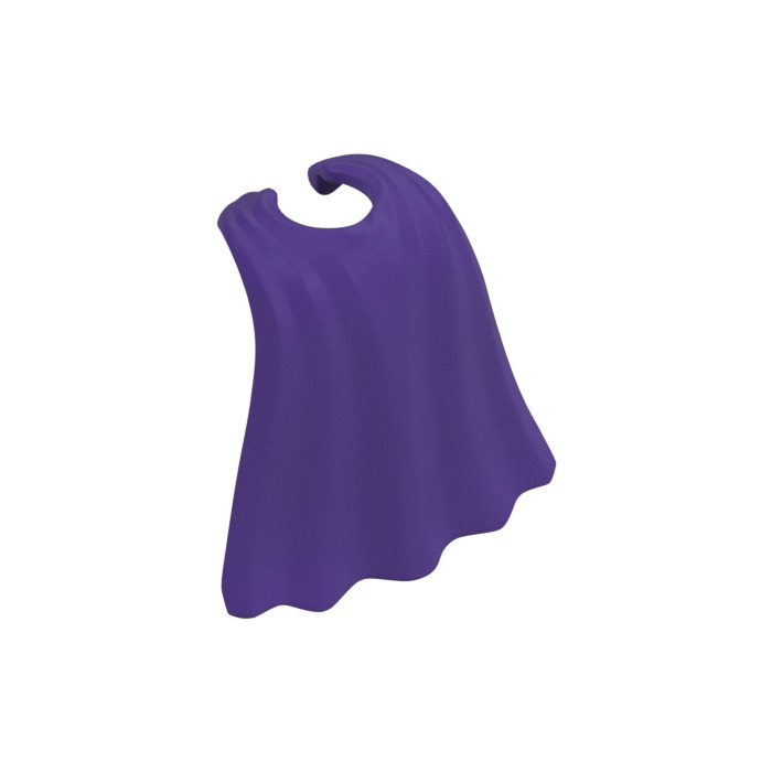 LEGO Dark Purple Rubber Cape with 5 Folds (5725) | Brick Owl