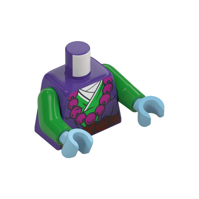 LEGO Dark Purple Sandy with Dark Purple Robe Minifig Torso (973 / 76382 ...